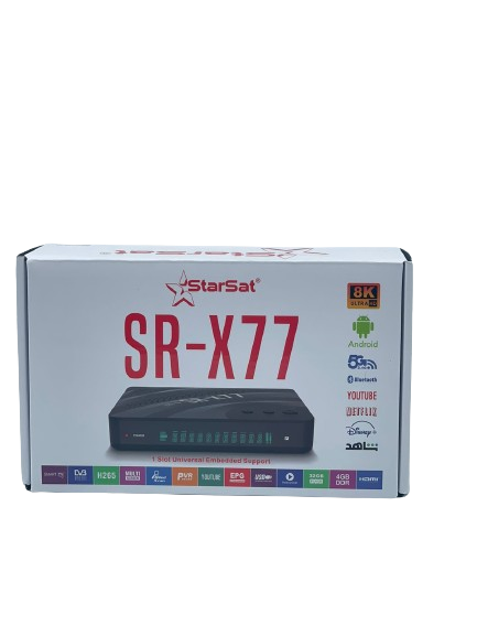 رسيفر ستار سات SR-X77-8K | سوق الوساط